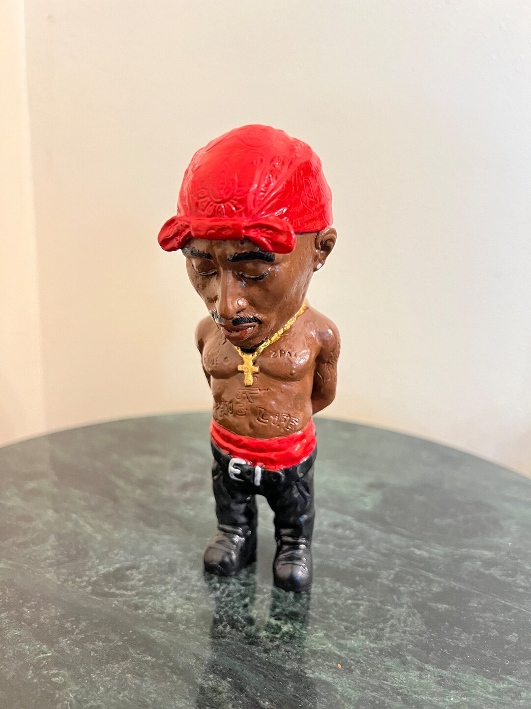 Red Tupac Sculpture - Etsy