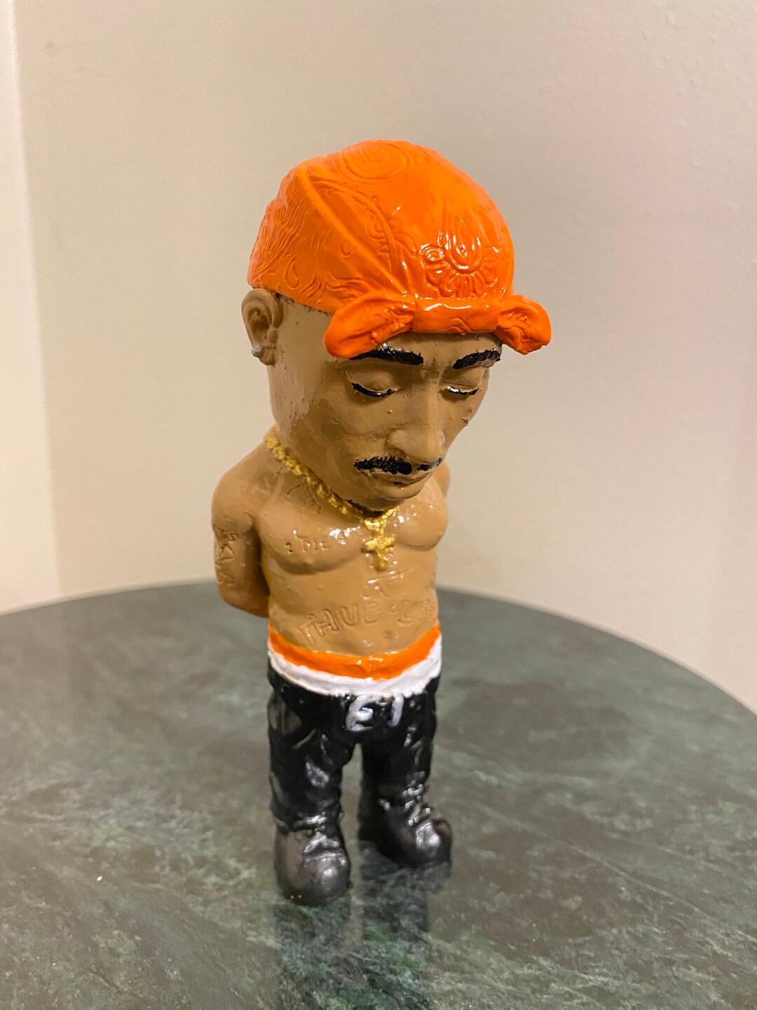 Orange Tupac Sculpture - Etsy