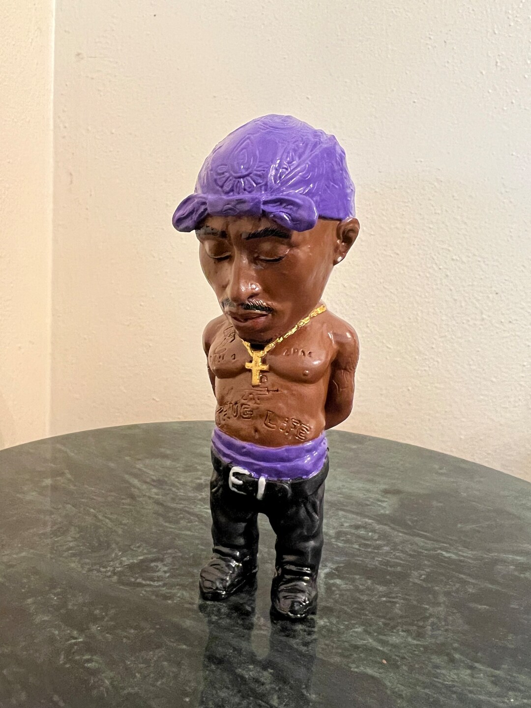 Purple Tupac Sculpture - Etsy