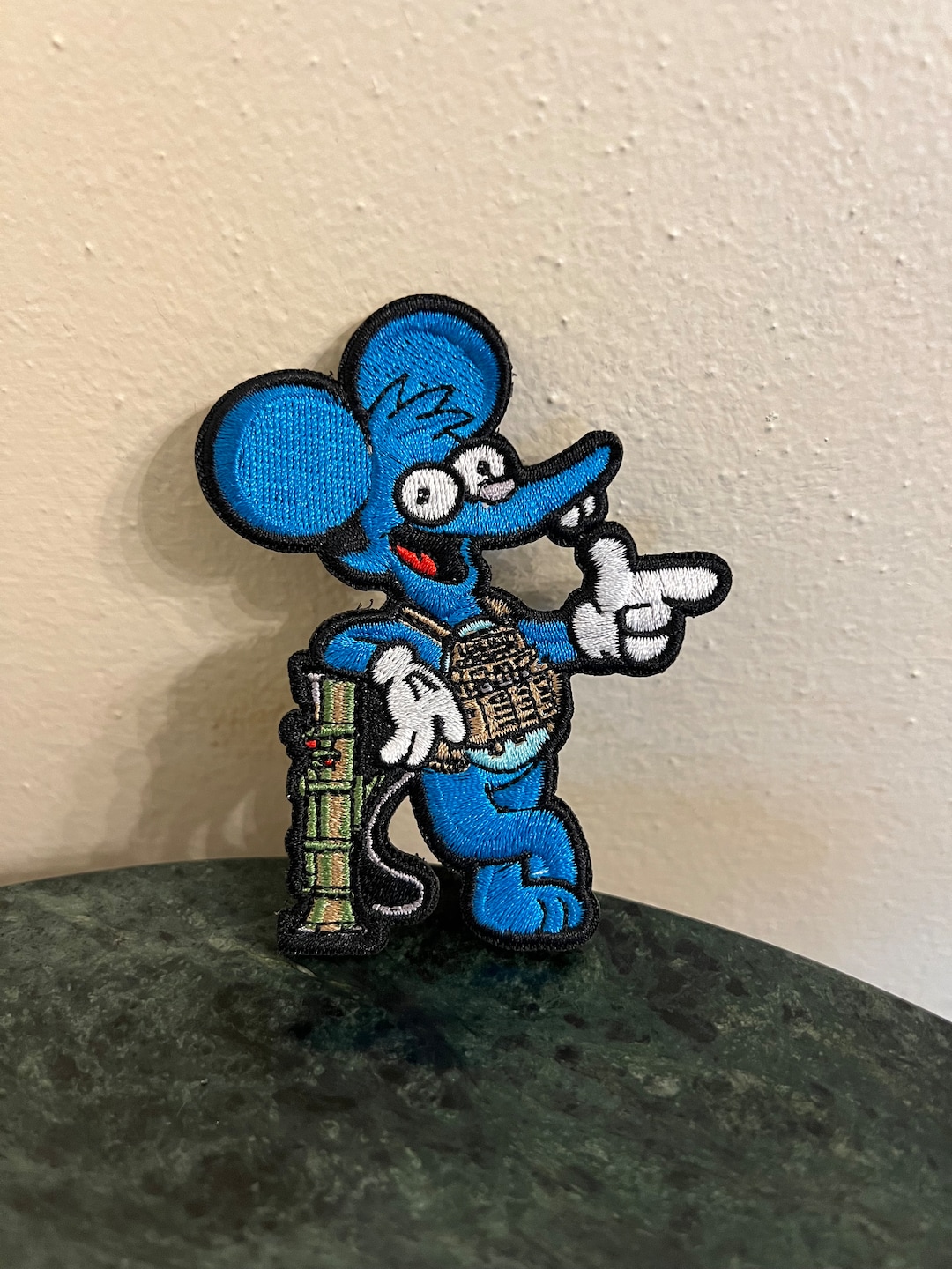 Tactical Rat Embroidered Patch - Etsy