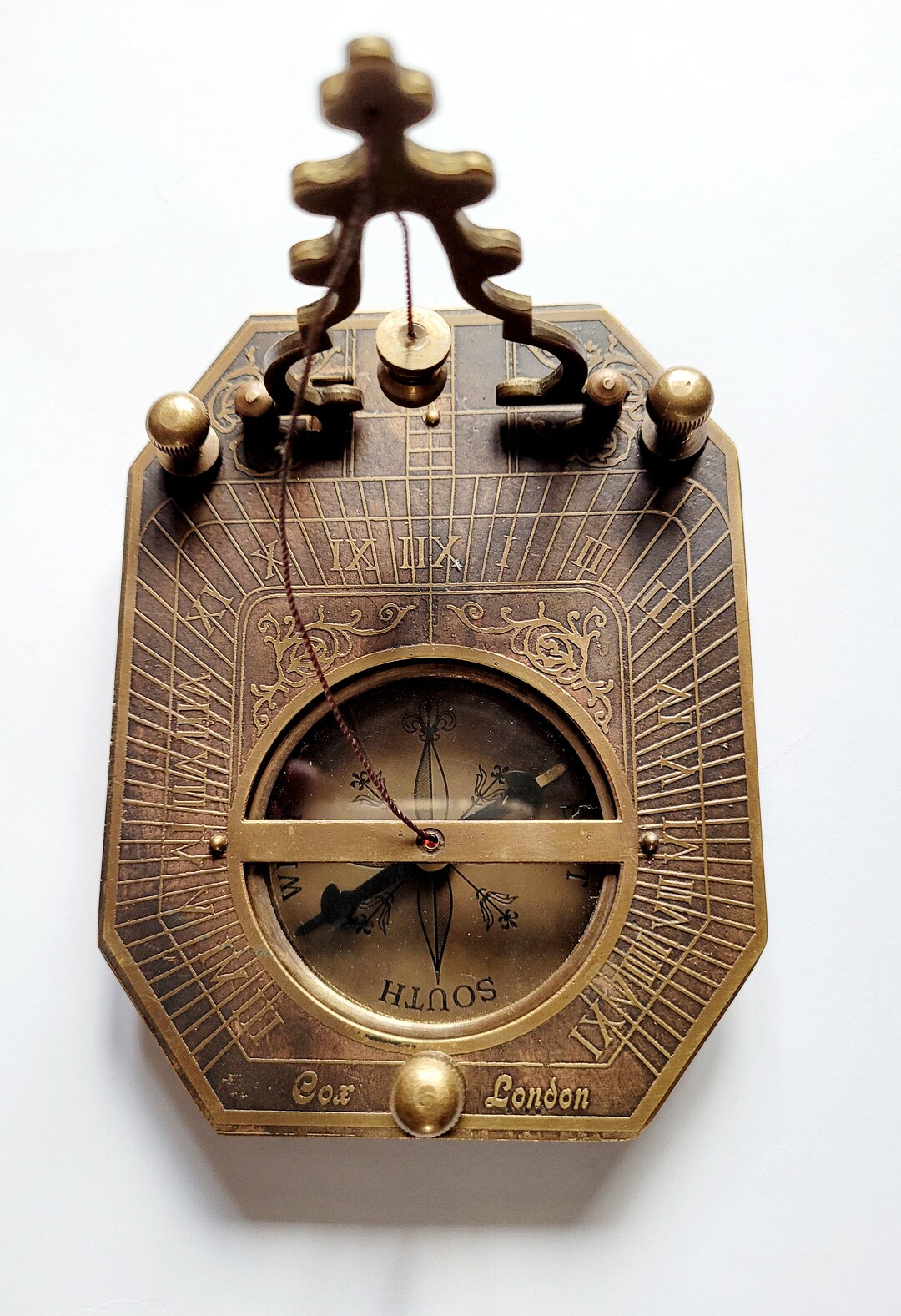 Vintage Sun Dial Compass - Etsy