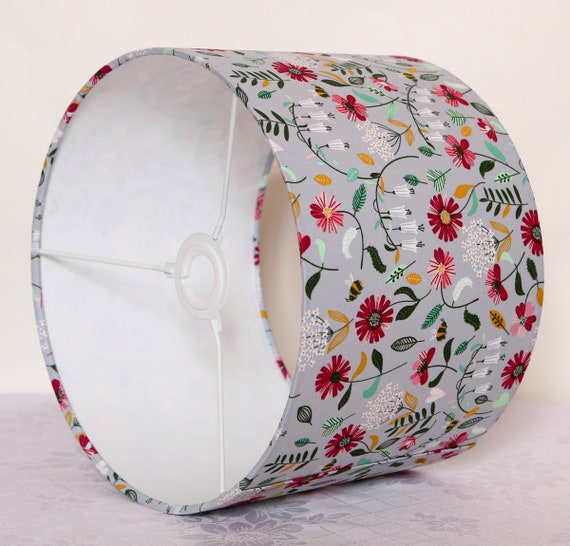 Handmade Stunning SPRING shade featuring a stunning array of flowers ...