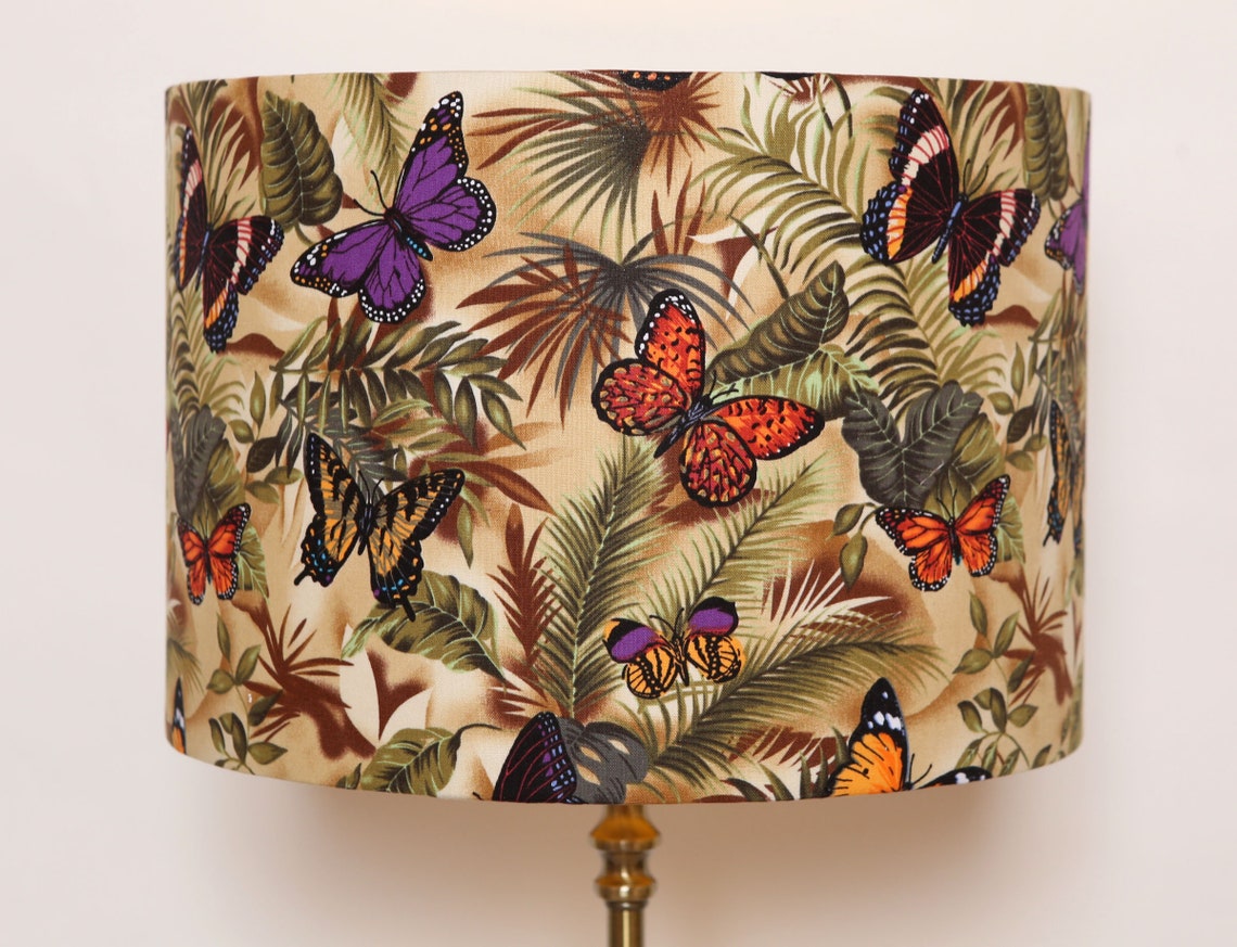 Handmade Butterfly lampshade Ceiling pendant Colourful | Etsy