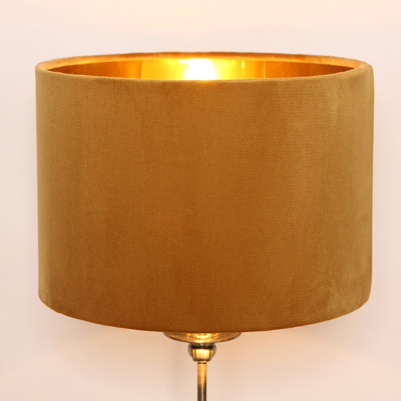 Gold Lampshade - Etsy