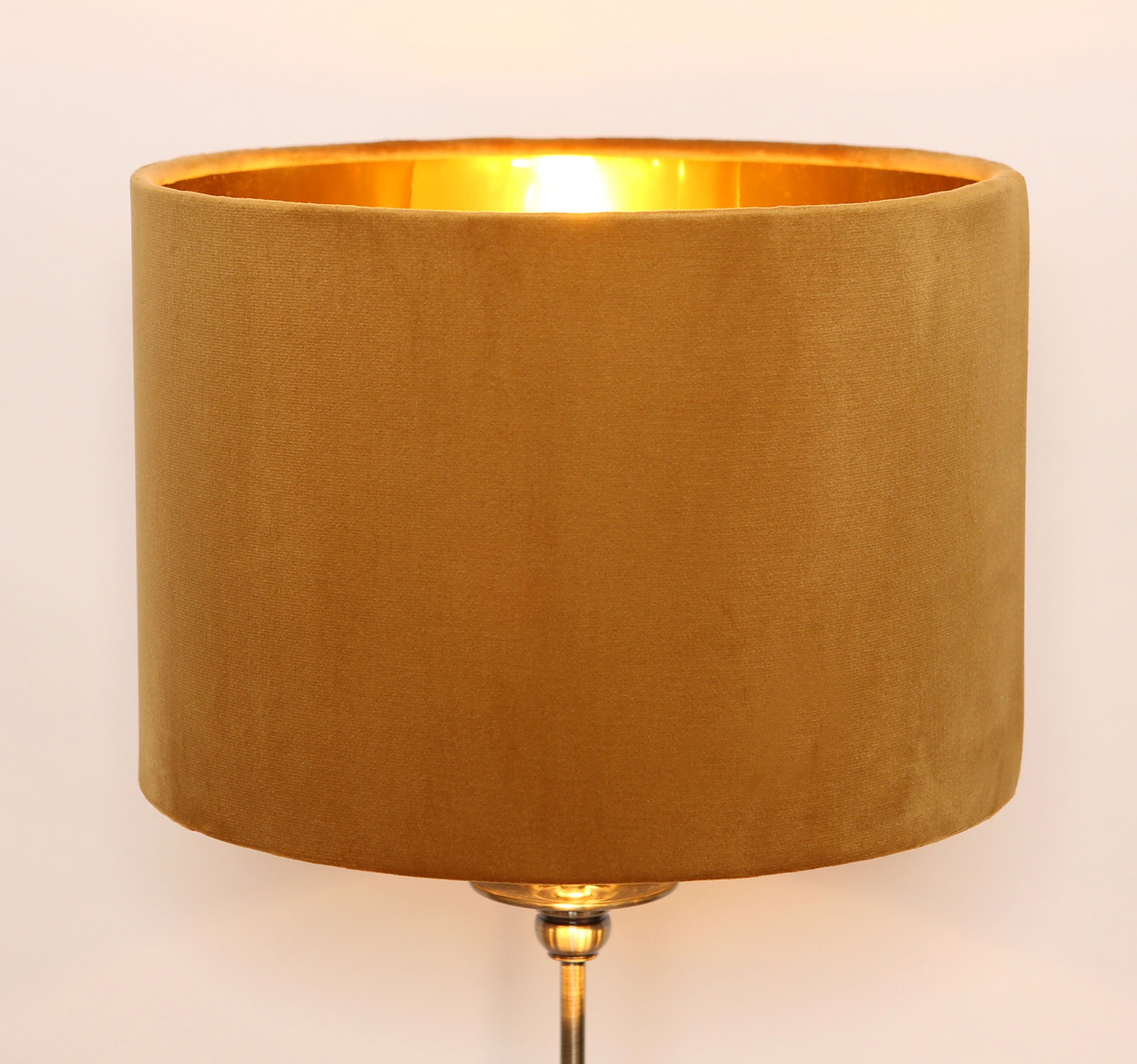 Stunning gold velvet velour lampshade / ceiling pendant | Etsy