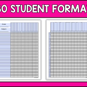 Editable Teacher Gradebook Printable. Teacher Planner. Grade Tracker ...