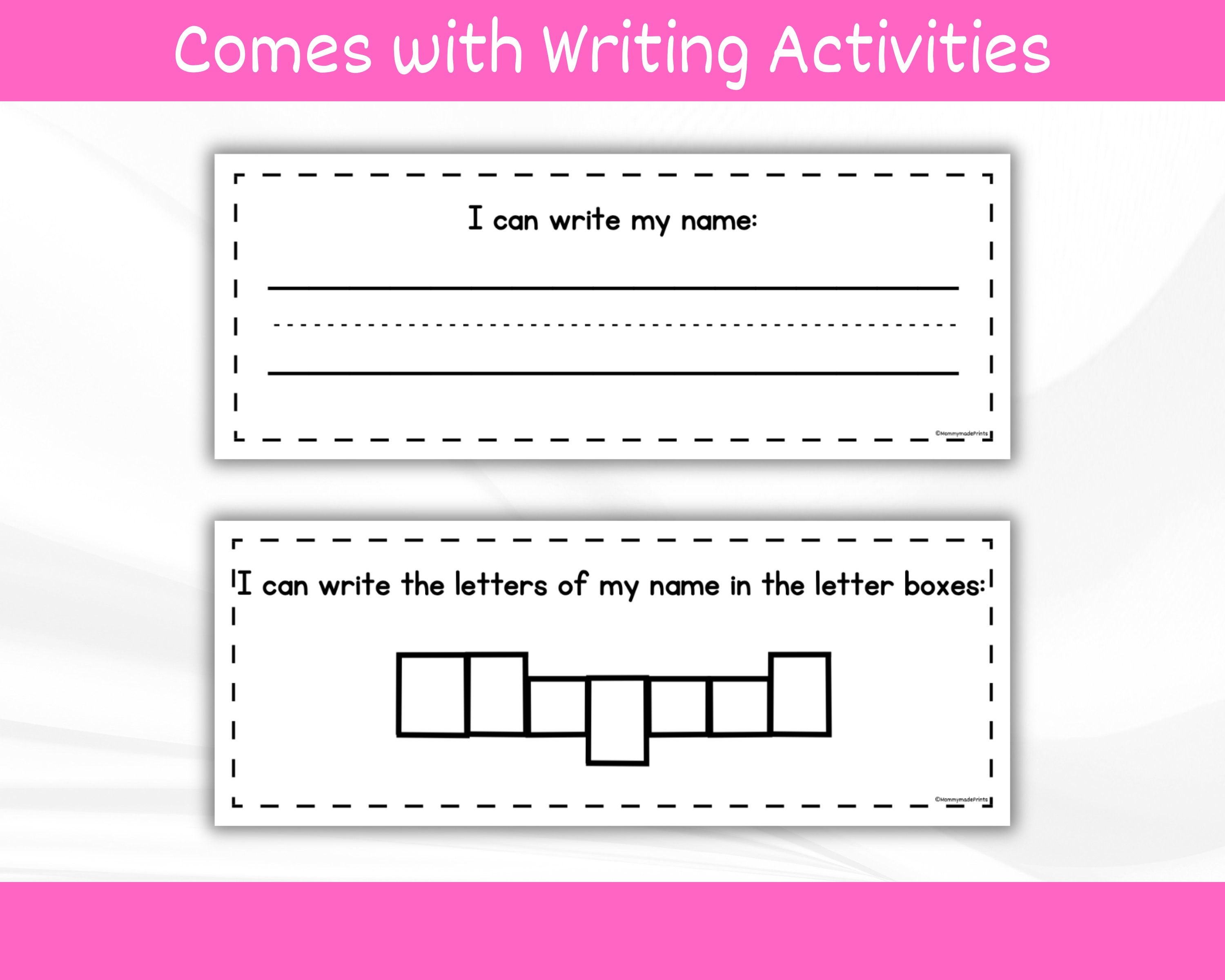 Editable Name Tracing Booklet. Custom Name Tracing Worksheets ...