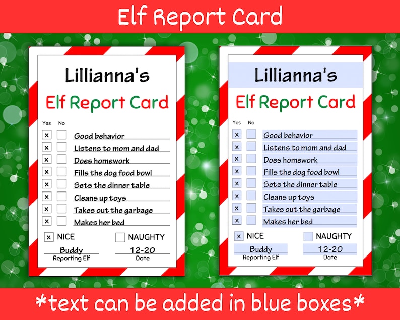 Christmas Elf Kit. Elf Notes. Elf Report Card. Elf Letter. Elf Jokes ...