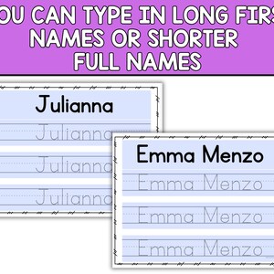 Editable Custom Name Tracing Worksheet. Handwriting Practice. I Can ...