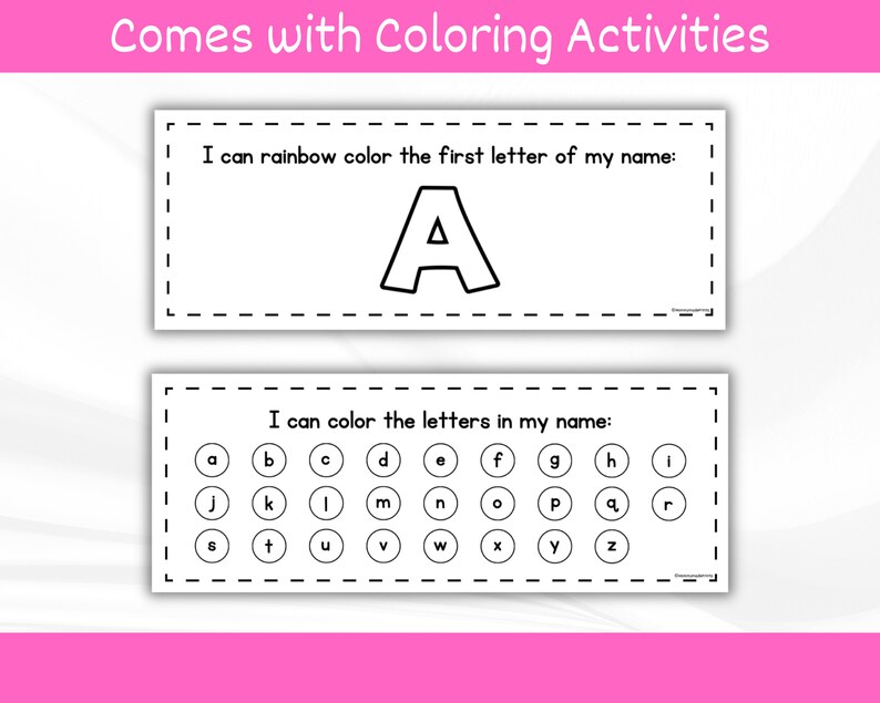 Editable Name Tracing Booklet. Custom Name Tracing Worksheets ...