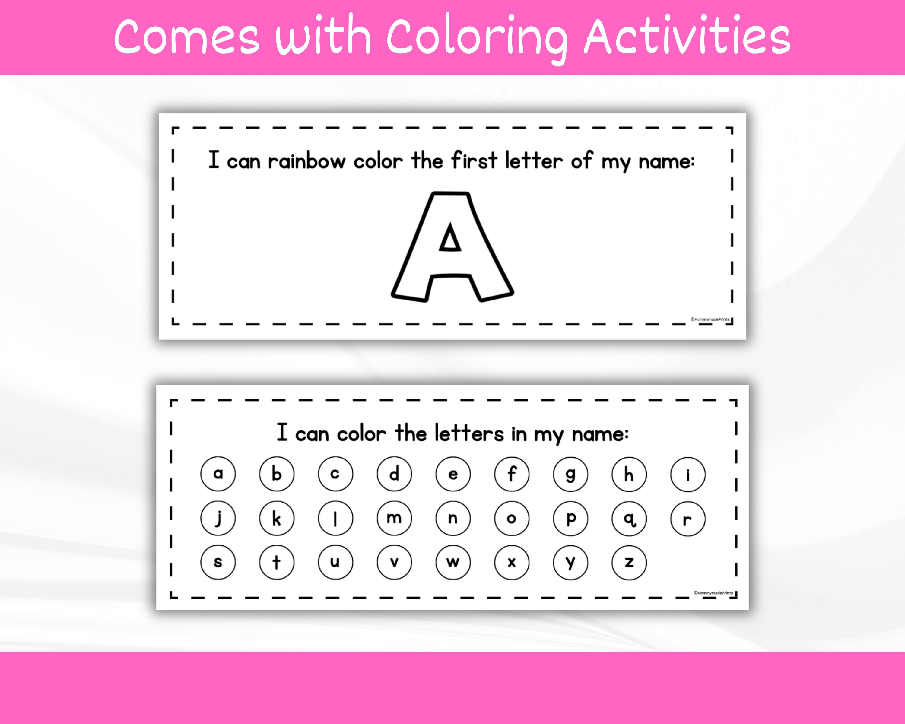 Editable Name Tracing Booklet. Custom Name Tracing Worksheets ...