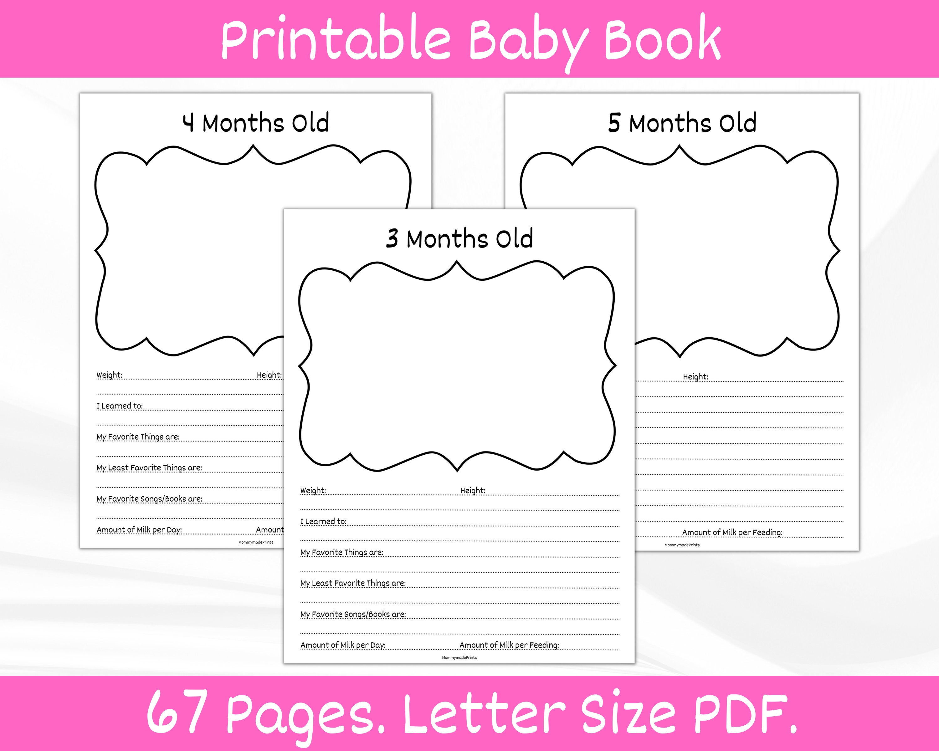 Diy Baby Book Template