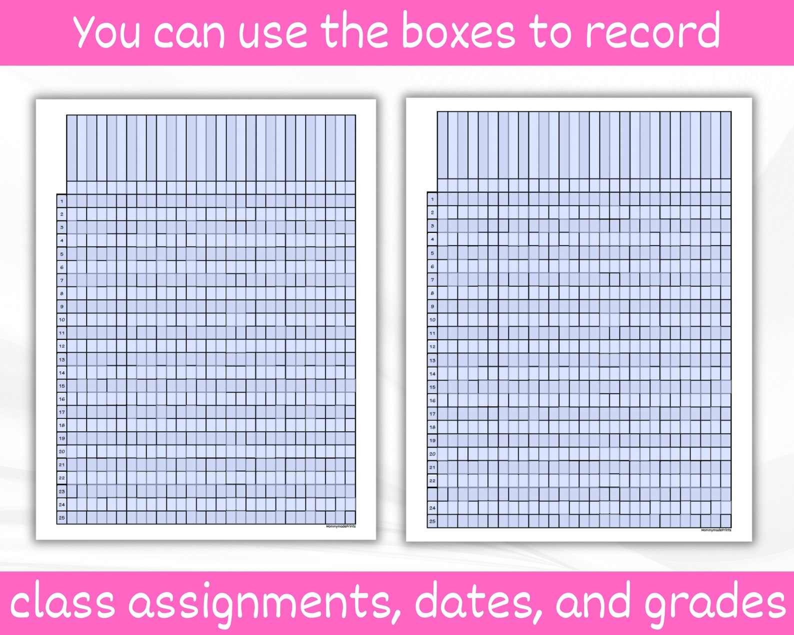 Editable Teacher Gradebook for 25 Students All Editable Fields. Grade ...