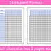 Editable Teacher Gradebook Printable. Teacher Planner. Grade Tracker ...