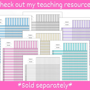 Editable Teacher Gradebook for 25 Students All Editable Fields. Grade ...