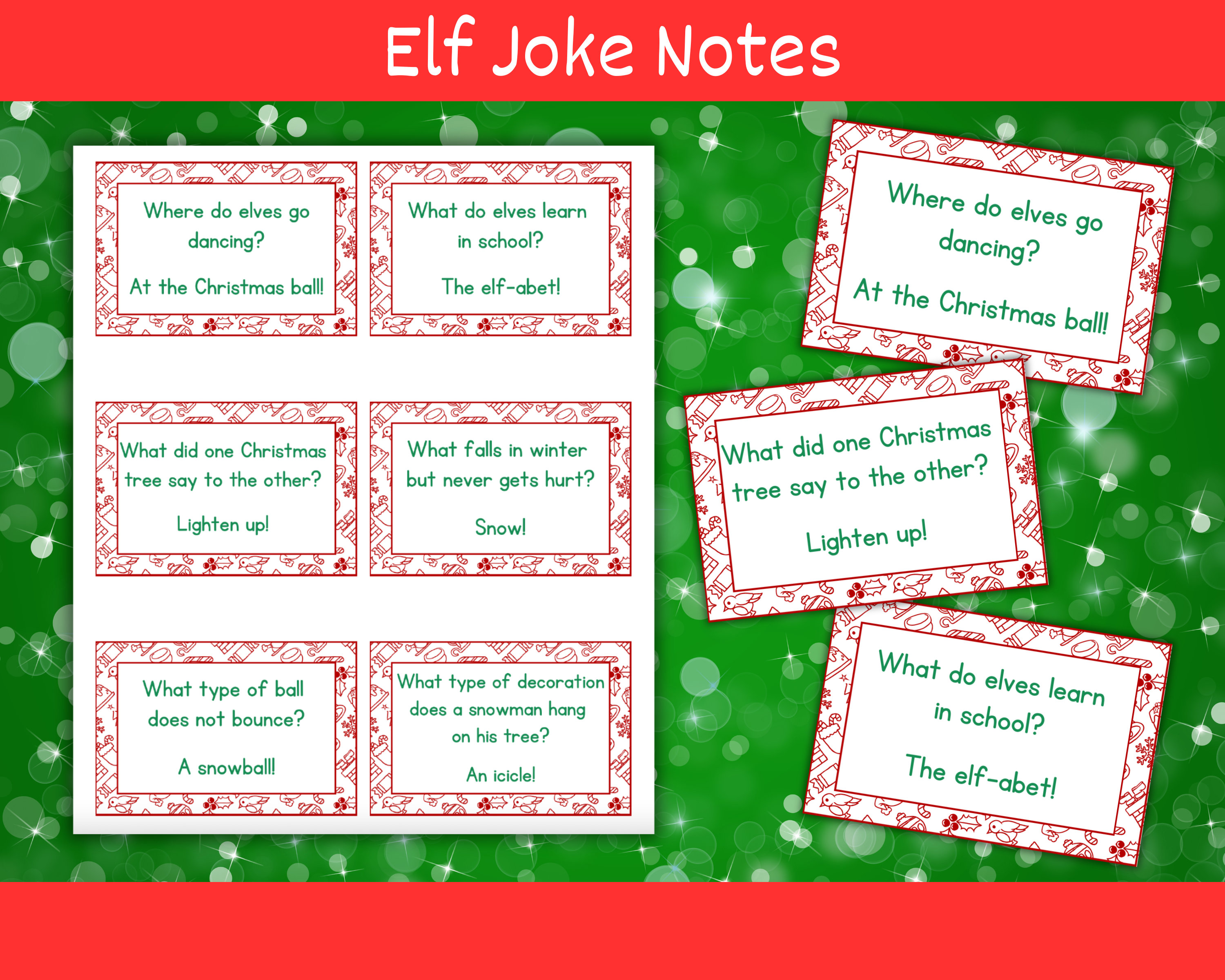 Christmas Elf Kit. Elf Notes. Elf Report Card. Elf Letter. Elf Jokes ...