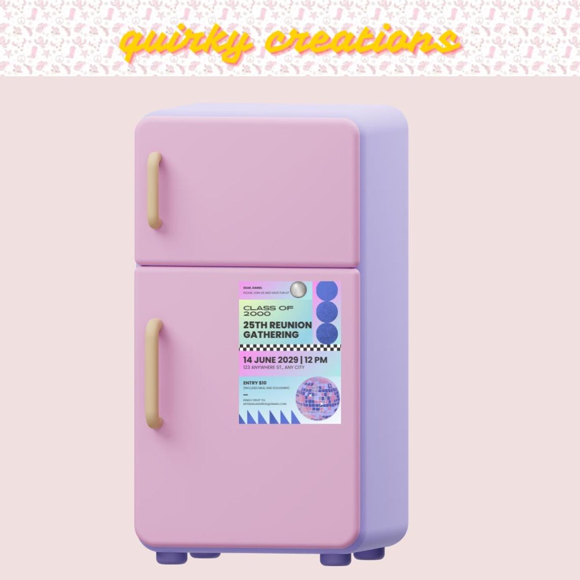 Class Reunion - Editable Invite Template, High School Reunion, 50th ...