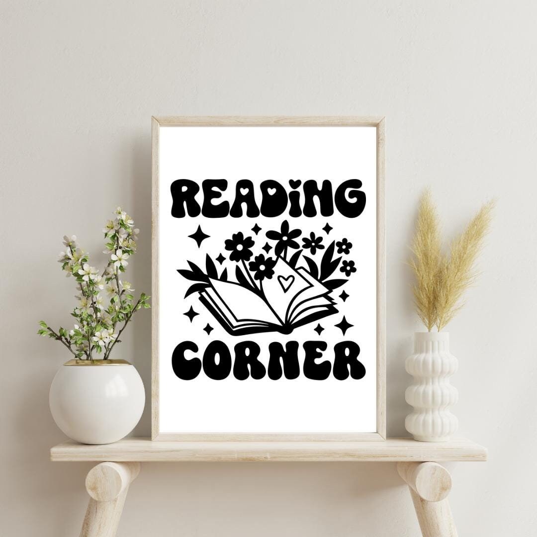 Library Poster - Reading Corner, Library Sign, Reading Posters, Read ...