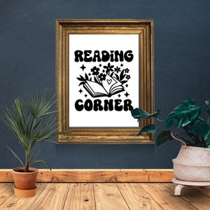 Library Poster - Reading Corner, Library Sign, Reading Posters, Read ...