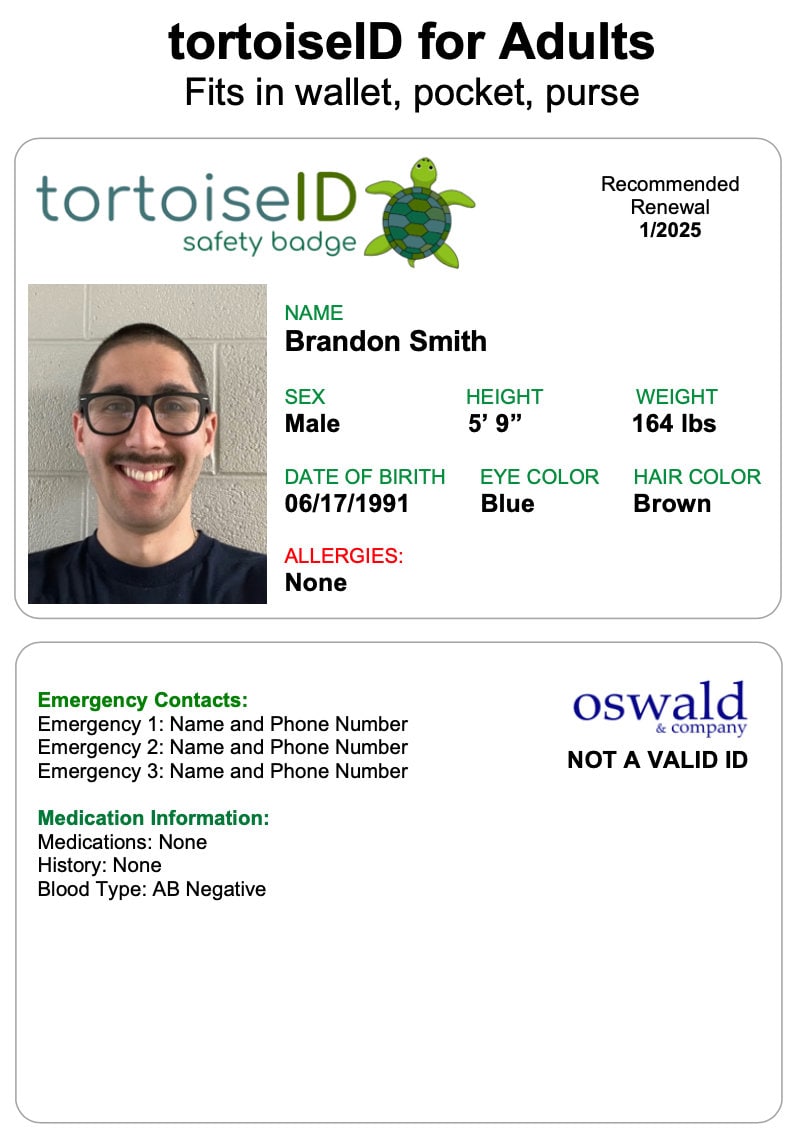 Children ID, Safety Badge, ID Card, Keeping Kids Safe, Family ID ...