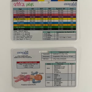 Pediatric Reference Badge Buddy - Etsy