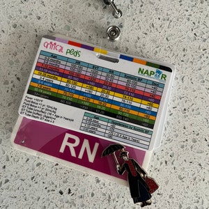 Pediatric Reference Badge Buddy - Etsy