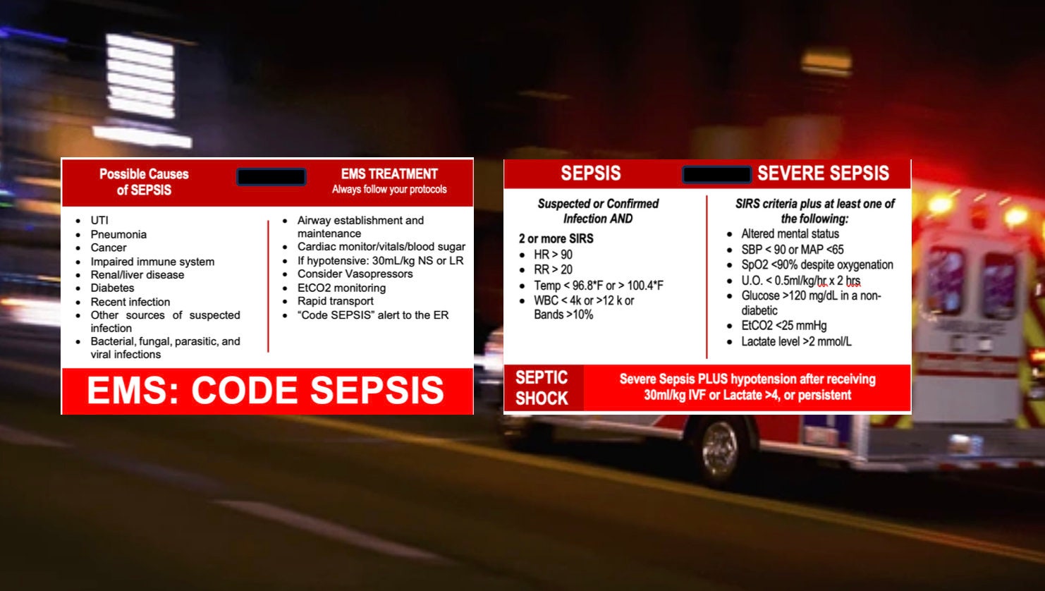 SEPSIS Badge Buddy for Nurses, In-hospital, Emergency Care, Paramedic ...