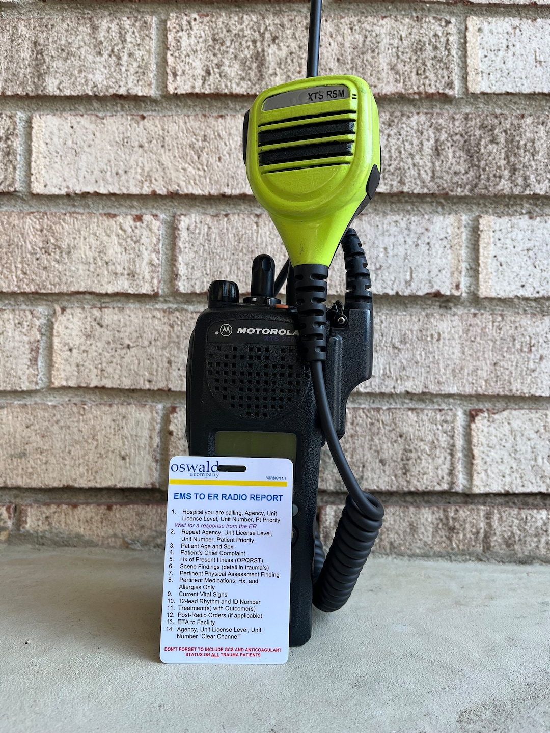 EMT Paramedic EMS to ER Radio Report Badge Buddy Tool Aid - Etsy