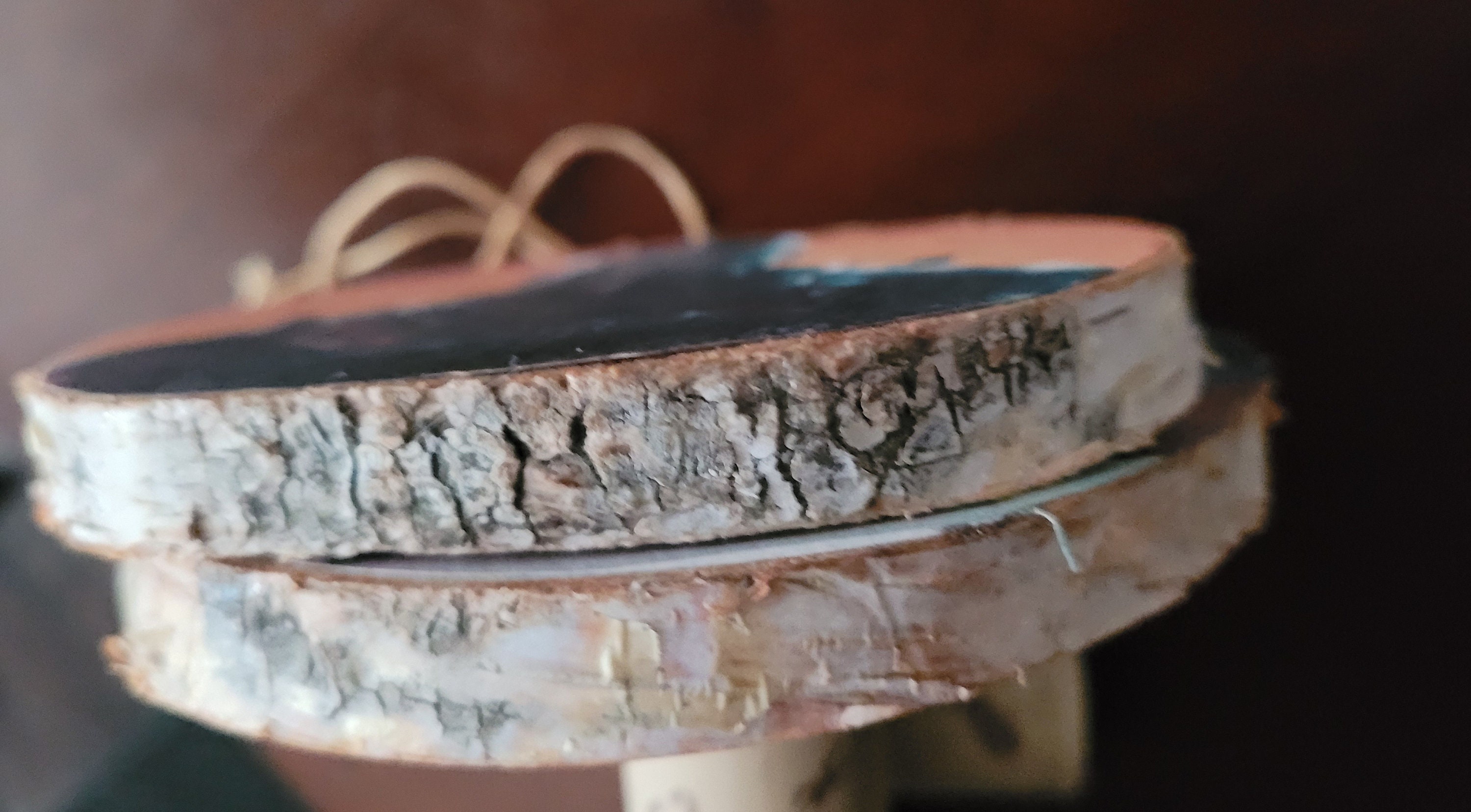 Tree Branch Wood Disc Ornaments - Etsy