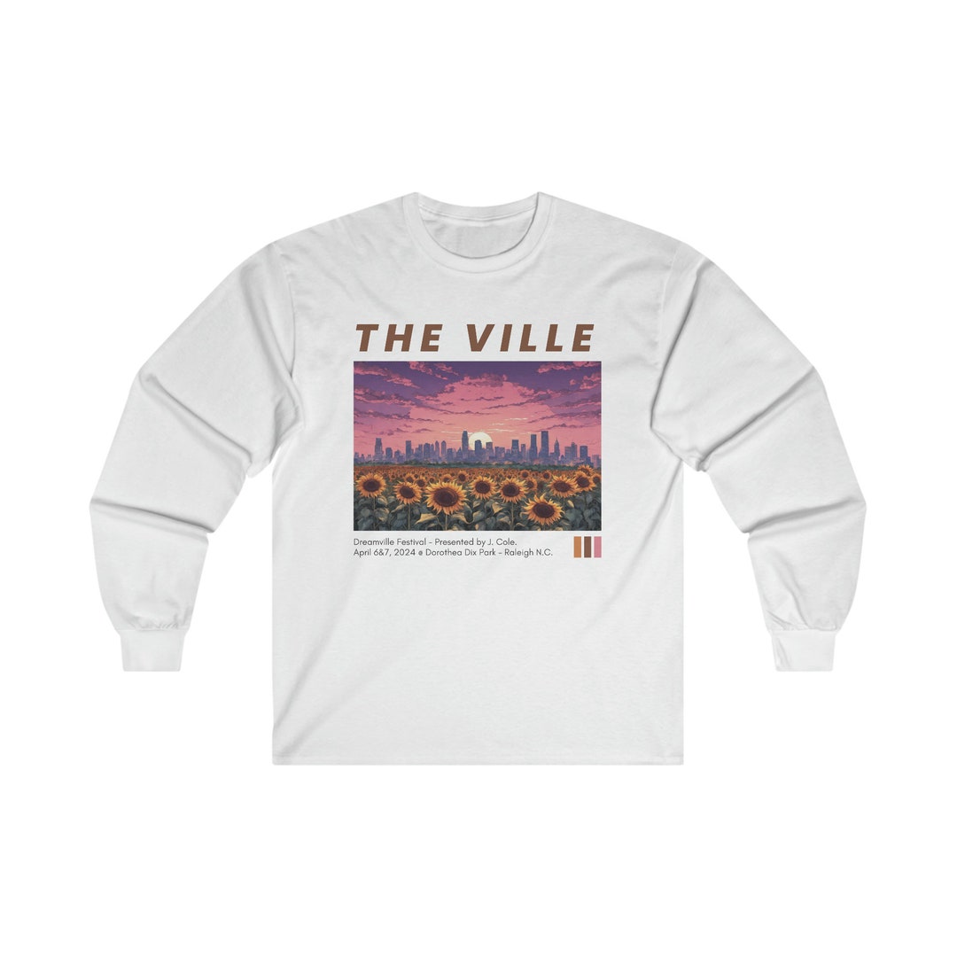 Dreamville Festival 2024 Merch J Cole Longsleeve Tee the Ville - Etsy