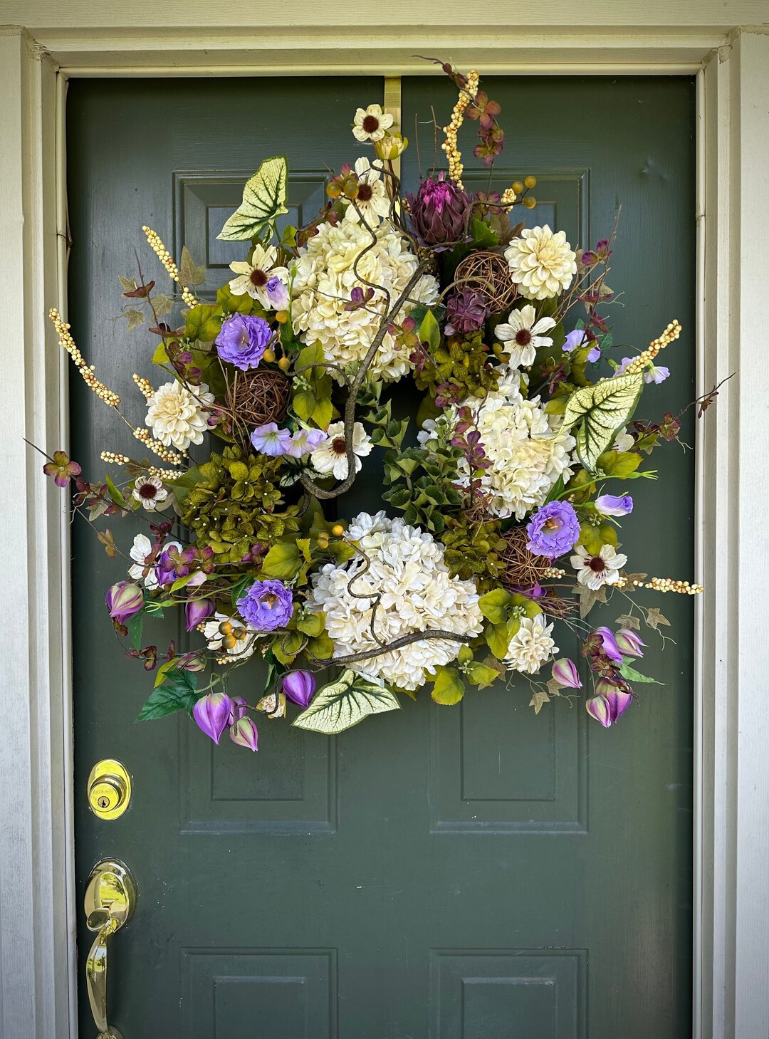 Summer Wreaths, Wreath for Summer, Spring Wreaths, Large Wreath, XL ...