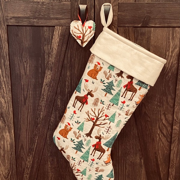 Moose Stocking - Etsy
