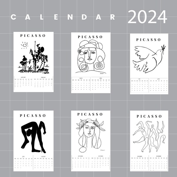 Picasso Calendar - Etsy