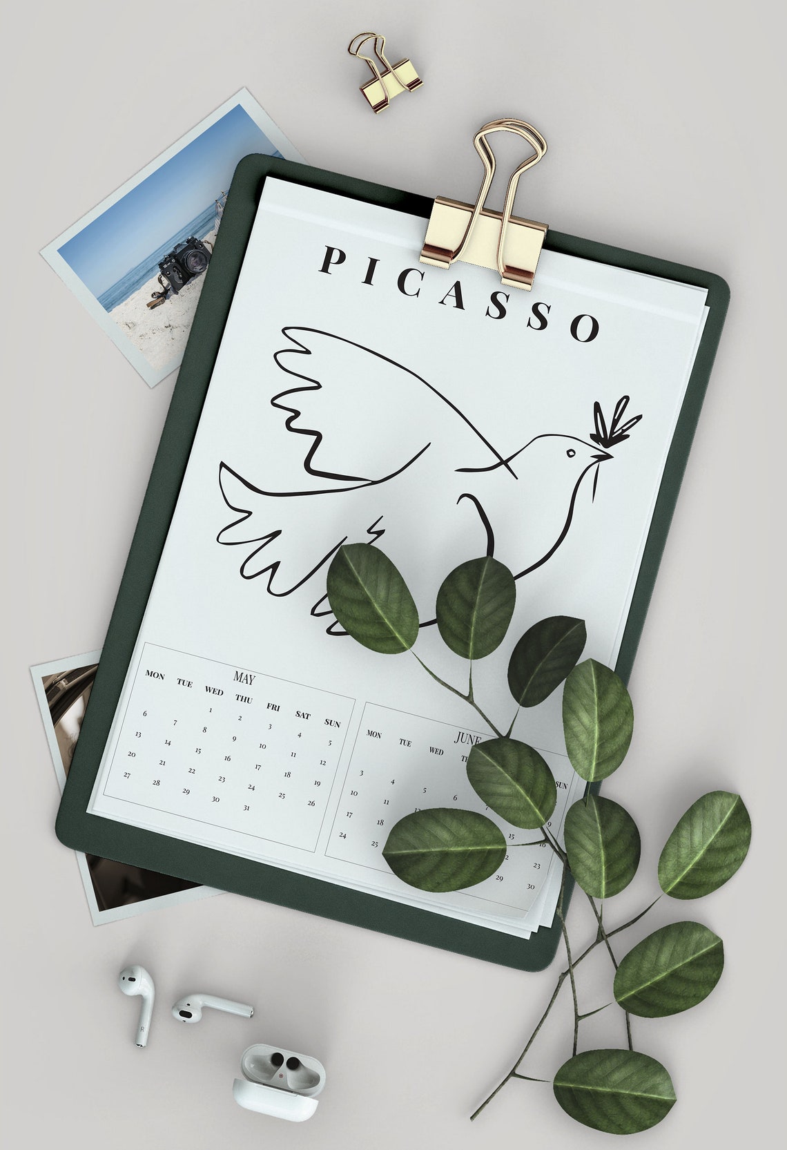 2024 Picasso Calendar, 2024 Calendar, Pablo Picasso Calendar, Picasso ...