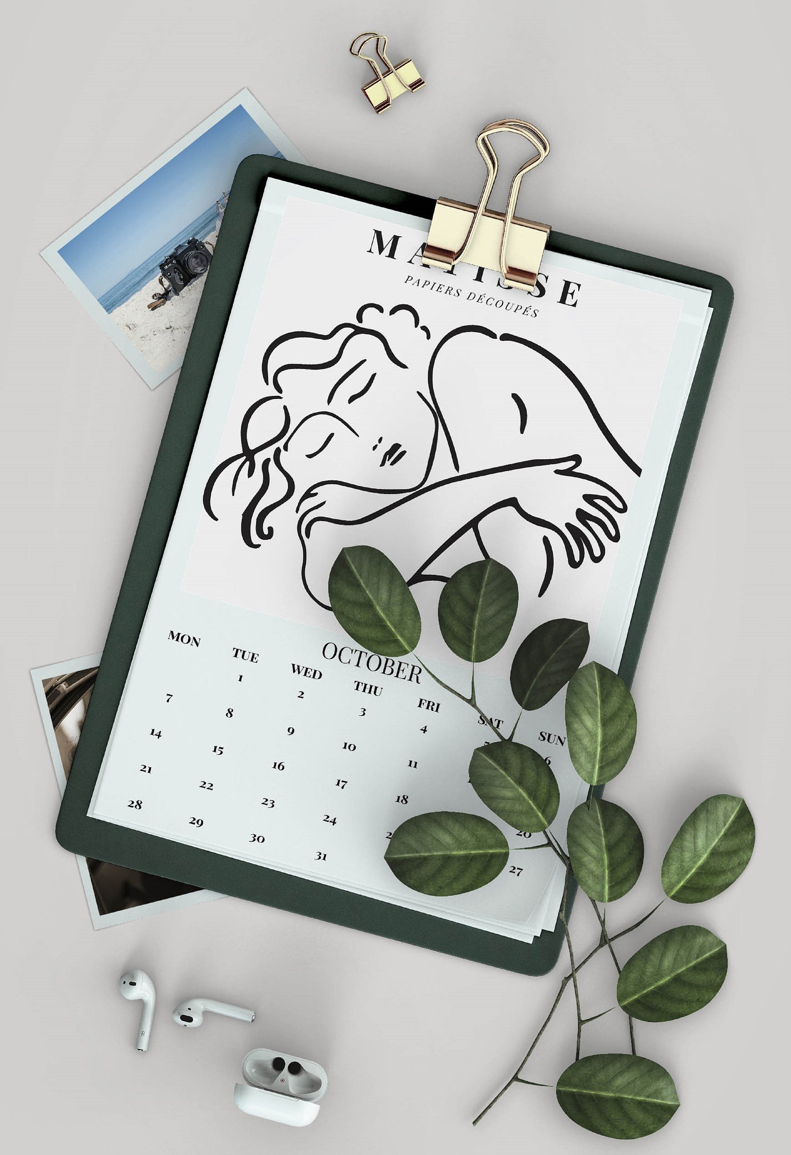 2024 Matisse Cutouts Calendar, 2024 Calendar, Henri Matisse Calendar ...