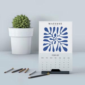 2024 Matisse Cutouts Calendar, 2024 Calendar, Henri Matisse Calendar ...