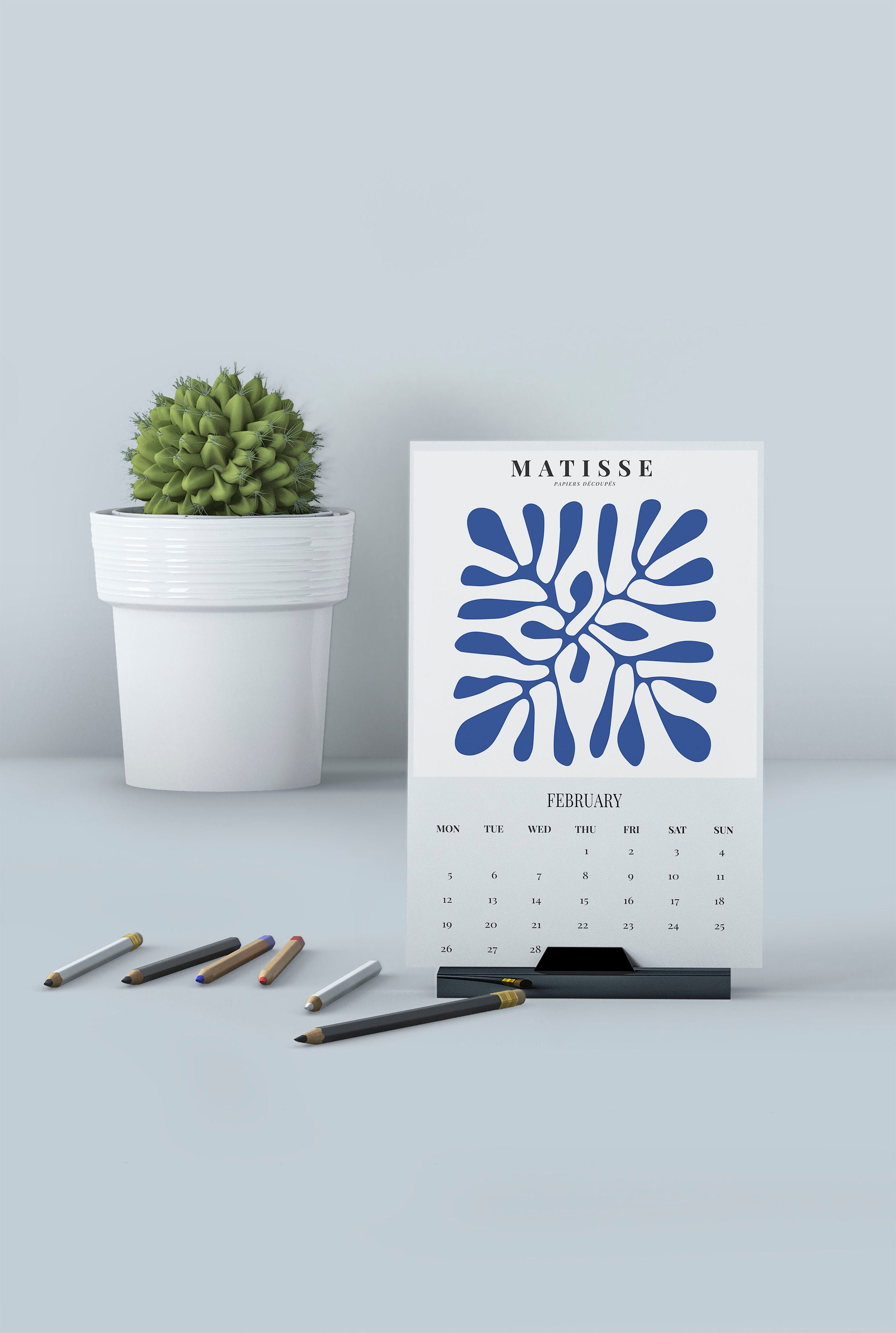 2024 Matisse Cutouts Calendar, 2024 Calendar, Henri Matisse Calendar ...