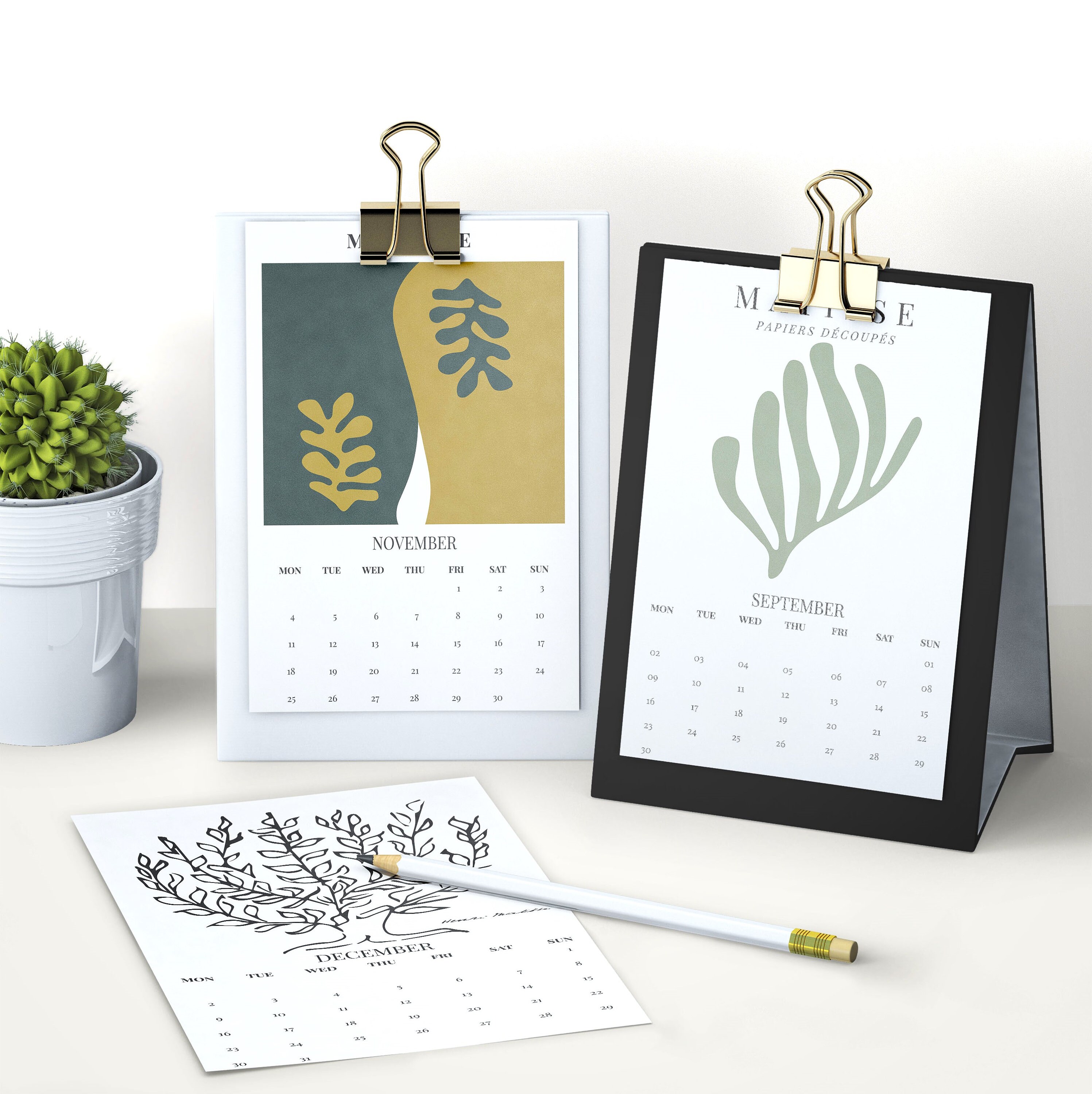 2024 Matisse Cutouts Calendar, 2024 Calendar, Henri Matisse Calendar ...