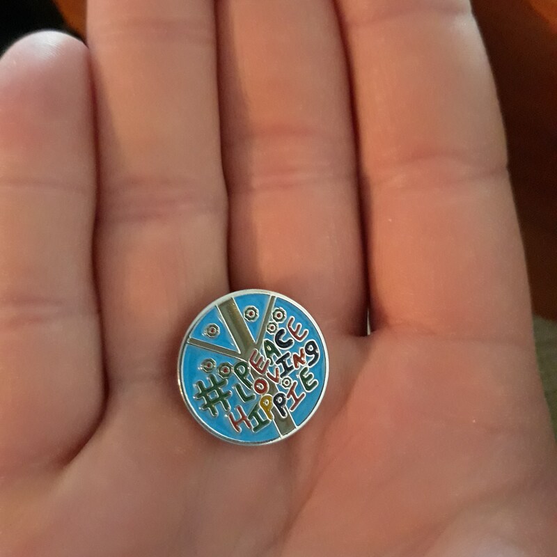 Hippie Pin - Etsy
