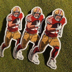 Christian Mccaffrey Vinyl Sticker - Etsy