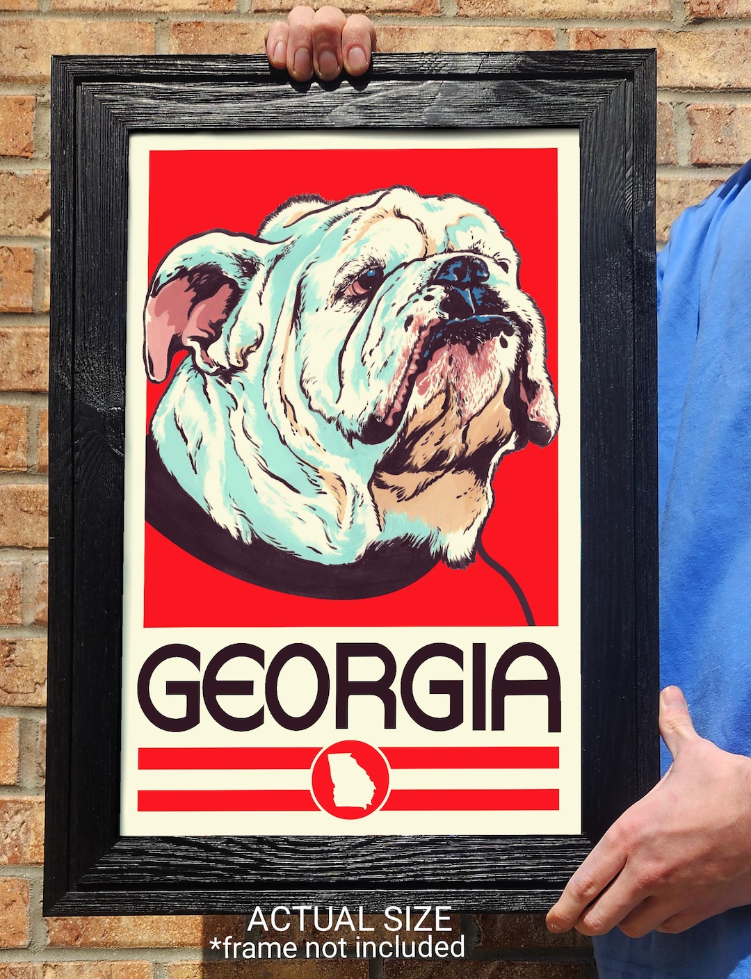 Georgia "uga" 11x17 Art Print - Etsy