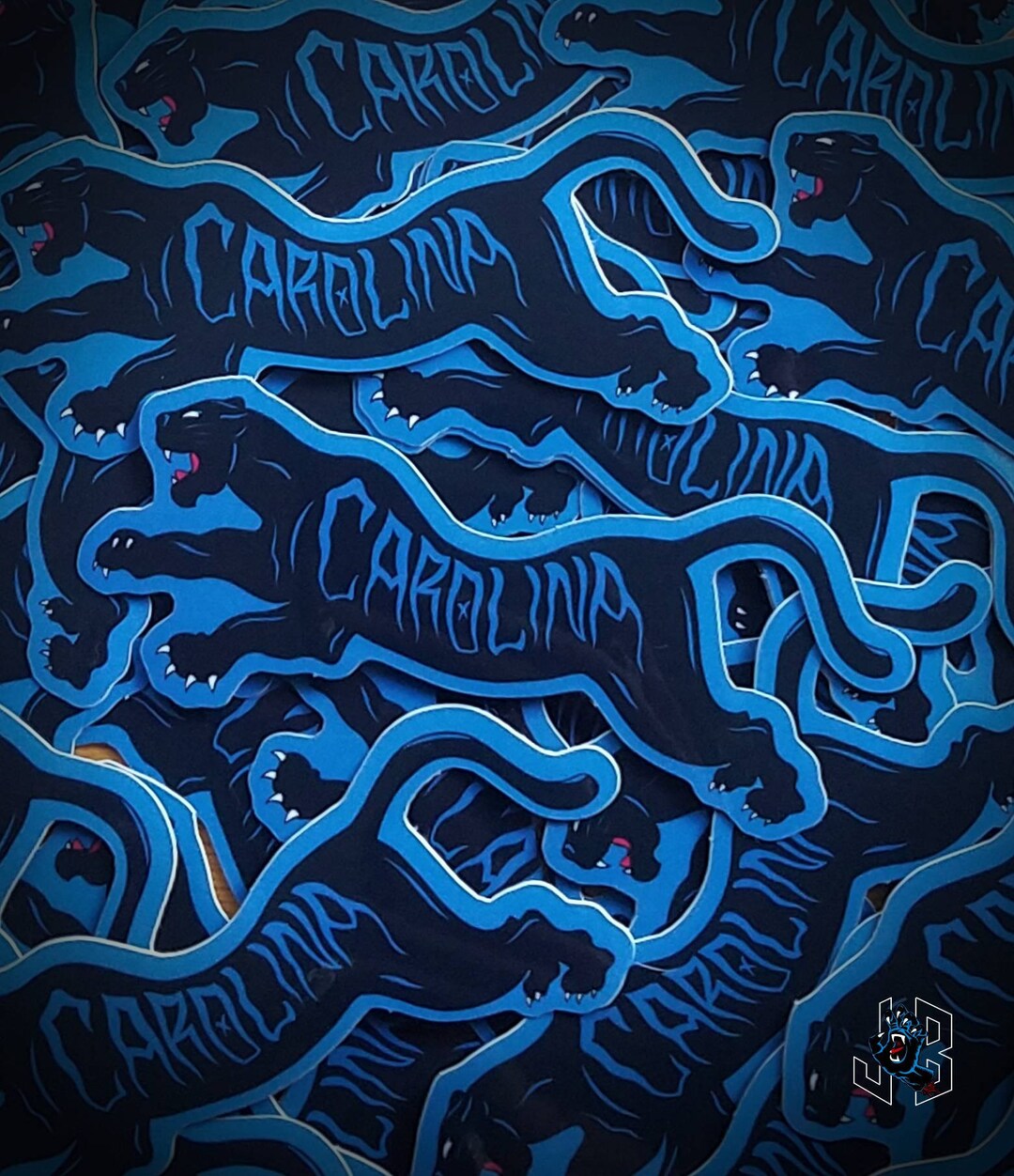Carolina "hellcat" Vinyl Sticker - Etsy