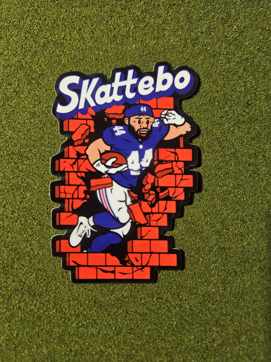 Cam Skattebo Vinyl Sticker - Etsy