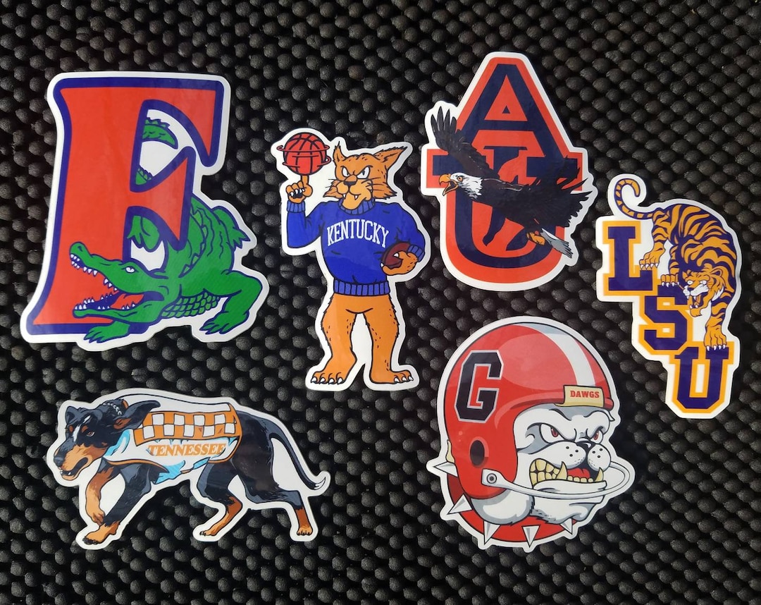 SEC Vinyl Stickers - Etsy