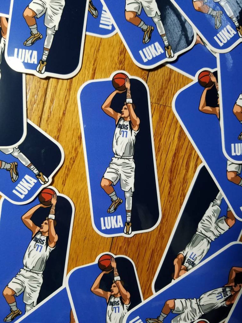 NBA "logo Icons" Vinyl Stickers - Etsy