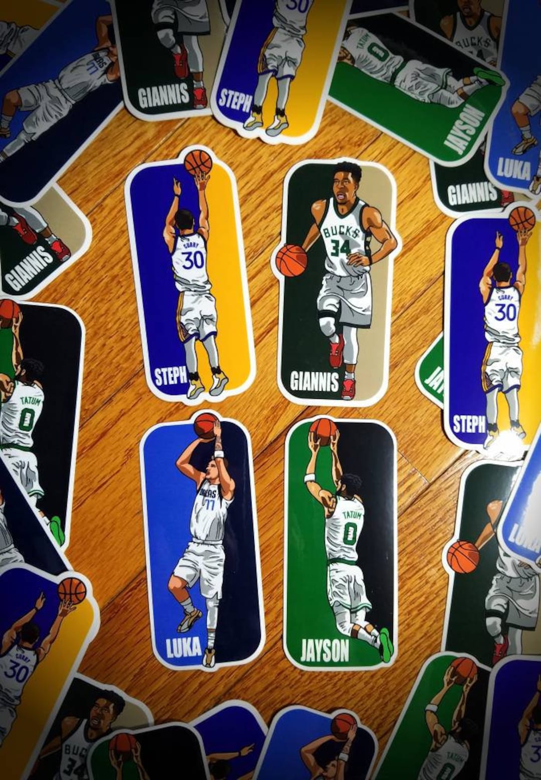 NBA "logo Icons" Vinyl Stickers - Etsy