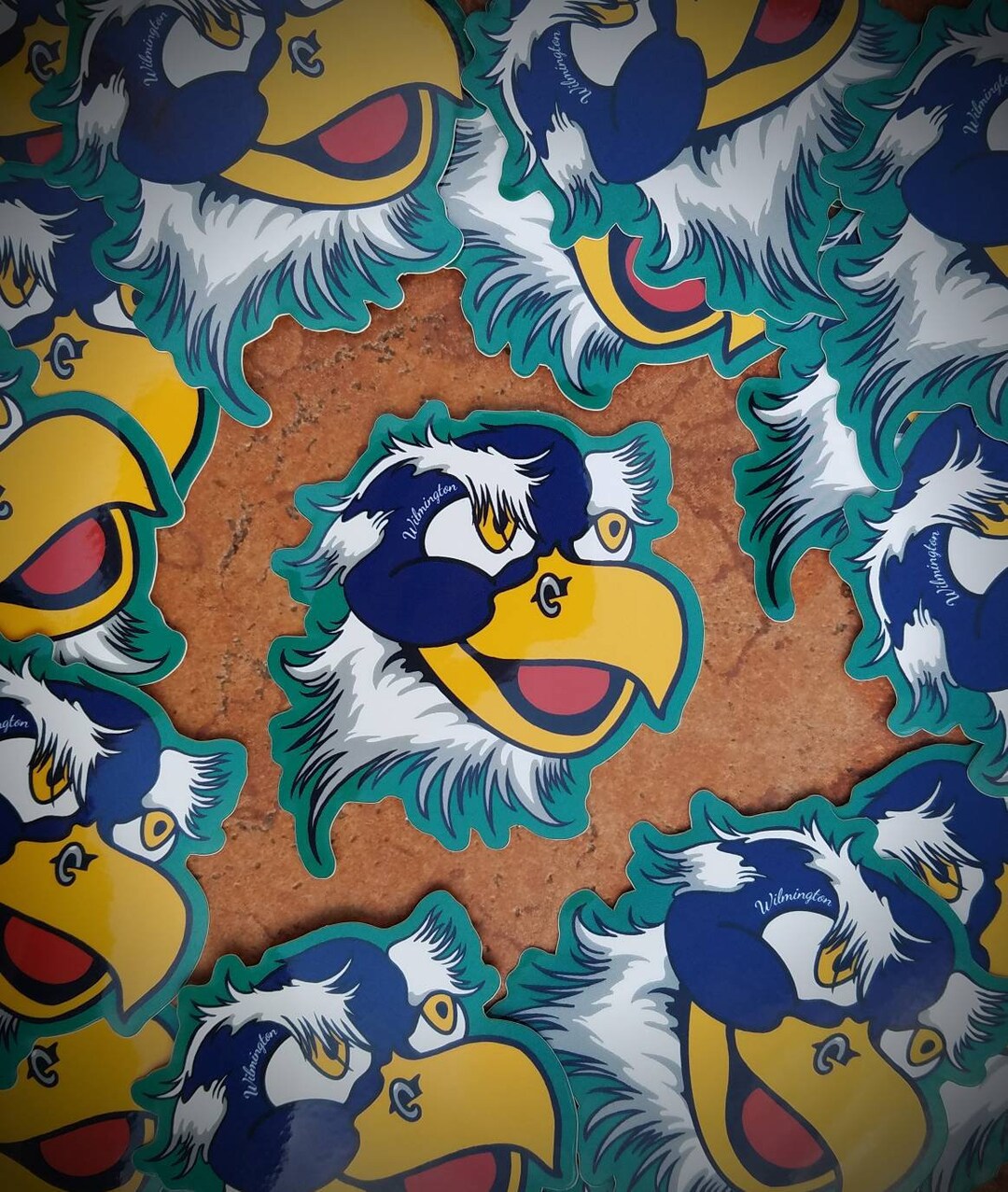 UNCW punkhawk Vinyl Sticker - Etsy
