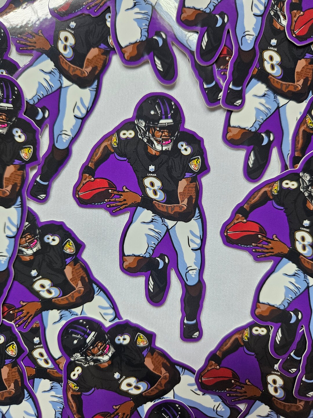 Lamar Jackson Vinyl Sticker - Etsy