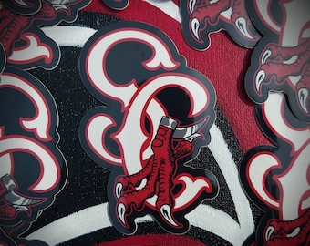 South Carolina Retro Text Vinyl Sticker, South Carolina Stickers, South ...