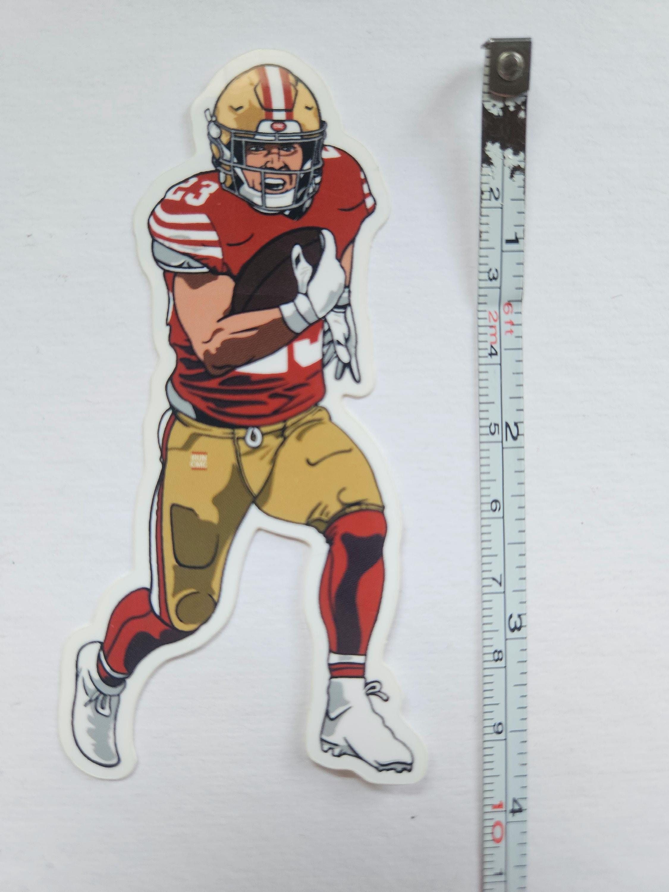 Christian Mccaffrey Vinyl Sticker - Etsy